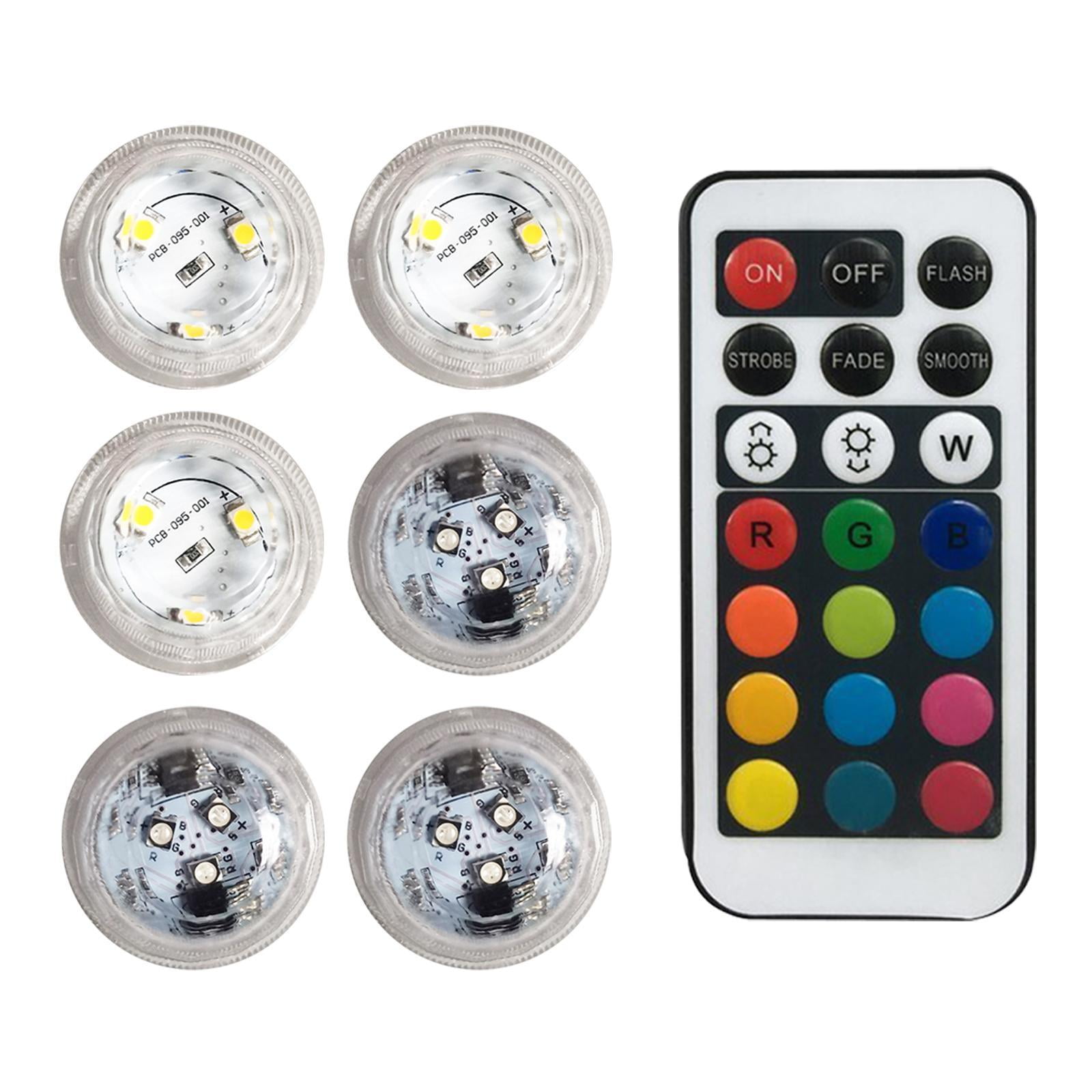 Luces LED Sumergibles 13 Colores Luces De Té Para Días Festivos ...