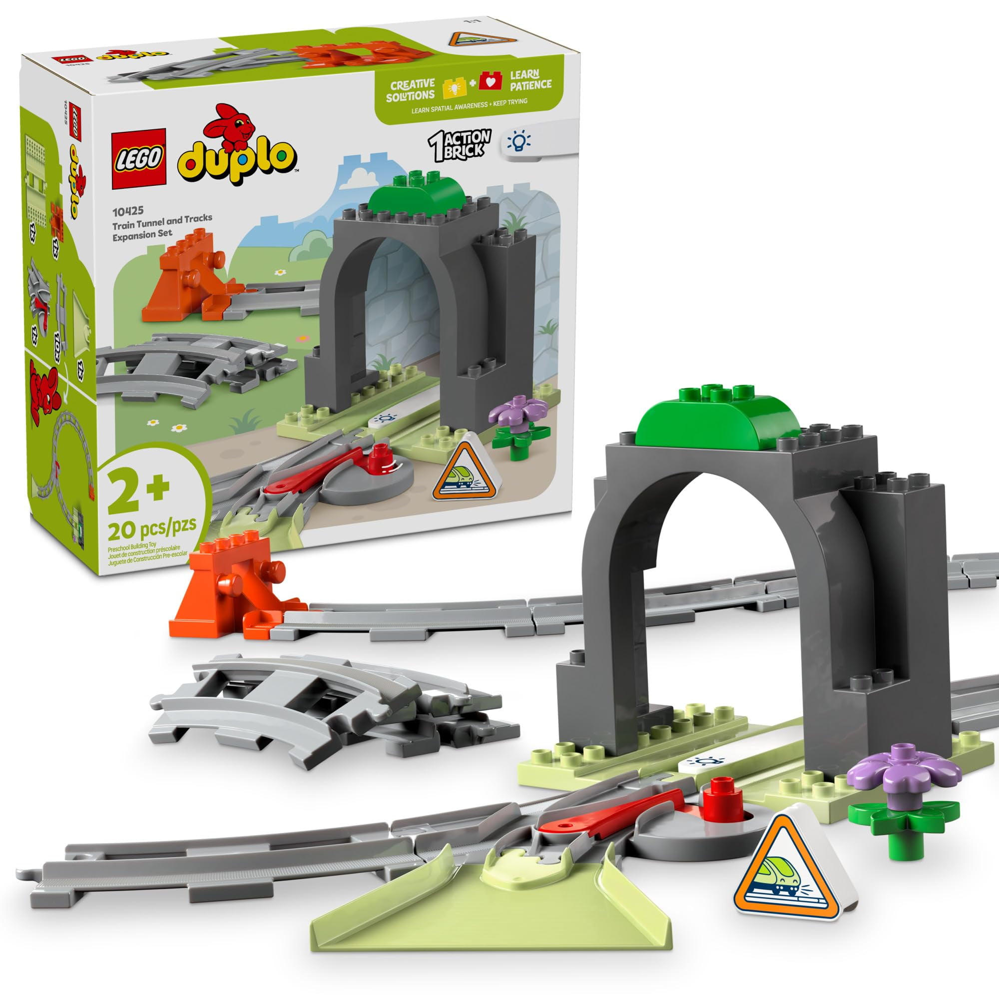 Juguete LEGO Duplo Town Train Tunnel con 10 vías | Lider