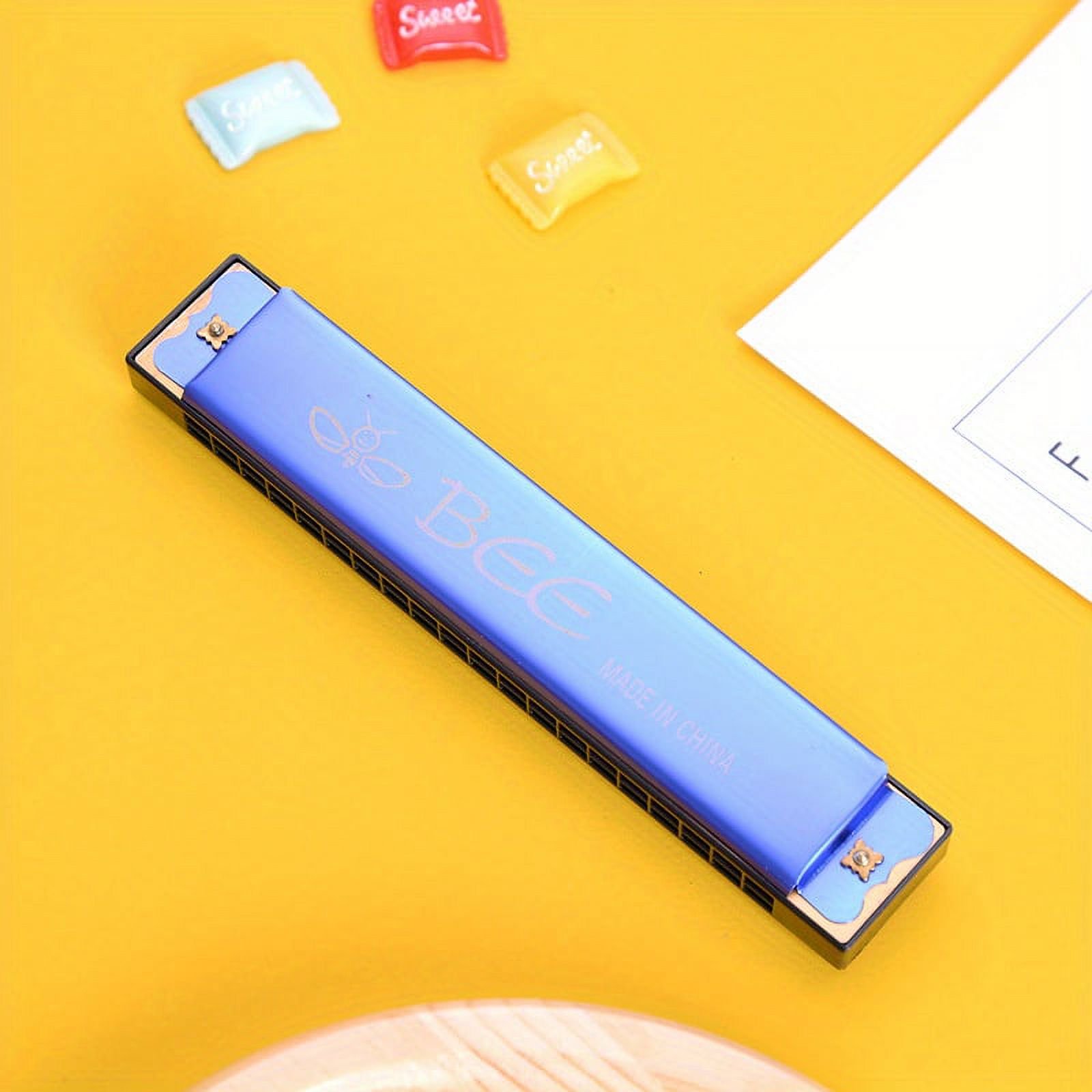 20-hole Double-row Polyphonic Harmonica Children's Colorful Toy Musical ...