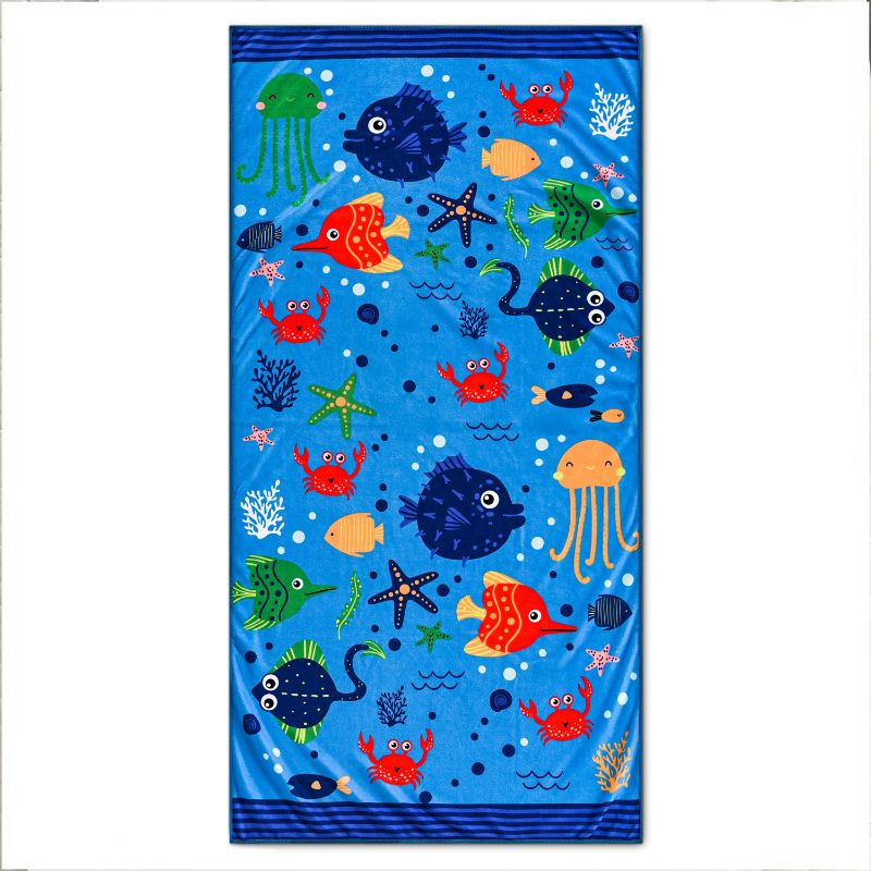 Toalla Playa Azul 140x70 | Lider
