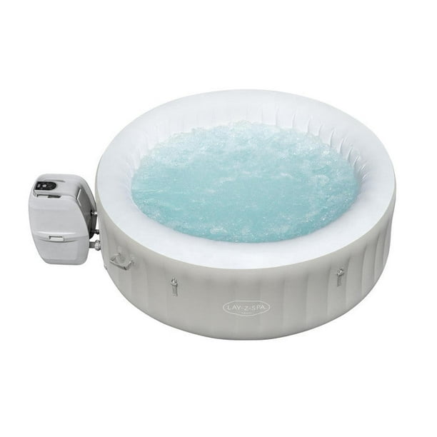 Hot Tub Spa Jacuzzi Inflable Tahiti 4 Personas Bestway gris Tamano ...
