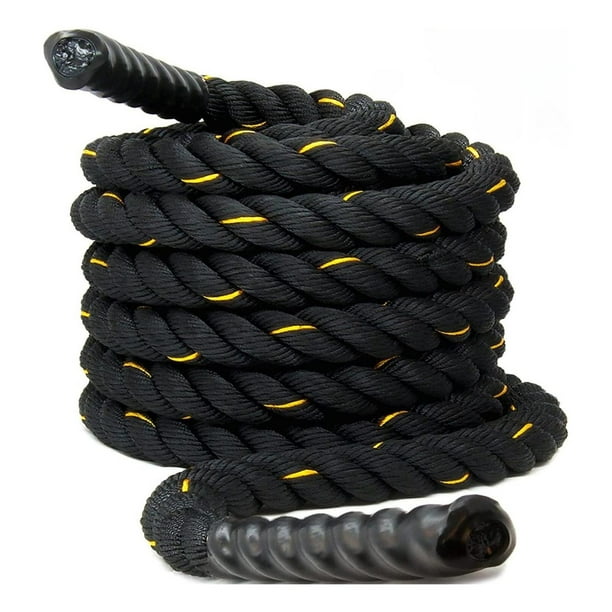 Cuerda Crossfit - Funcional Battle Rope 38 Mm X 12 Mt negro | Lider