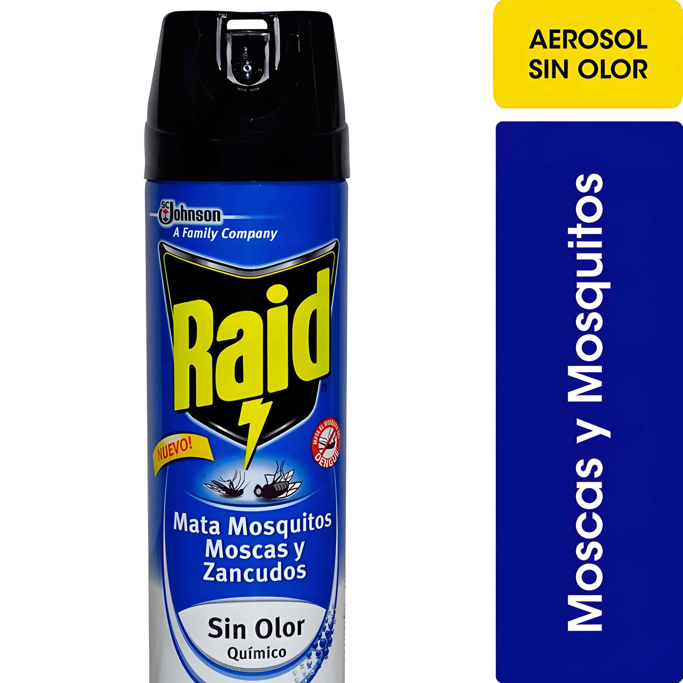 Insecticida Mata Moscas y Mosquitos sin olor 360cc - Raid | Lider
