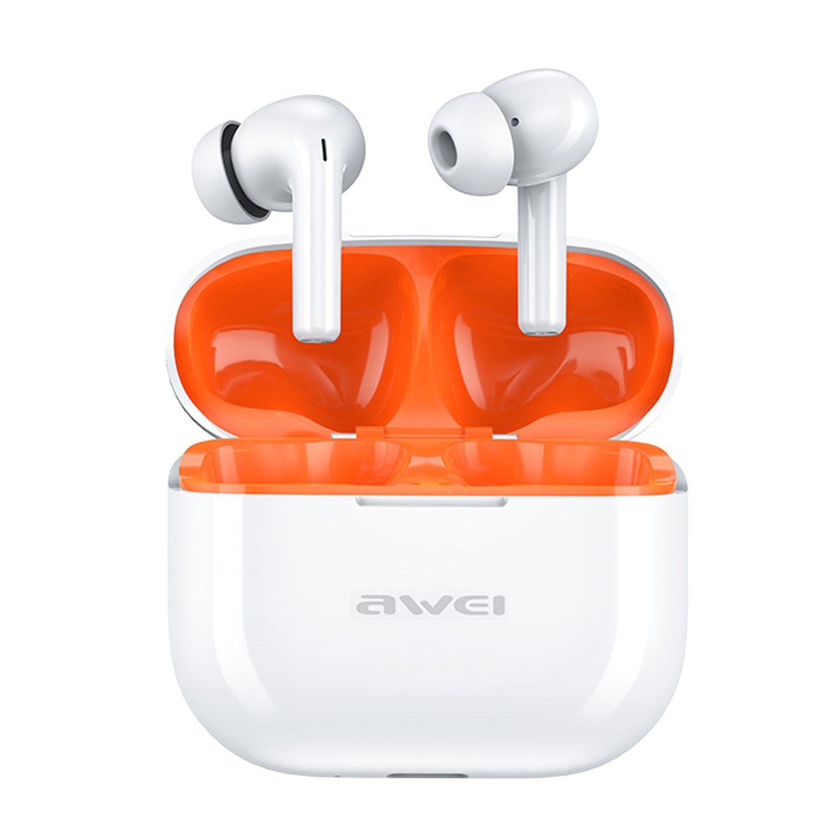 Audifonos Awei T1 Pro TWS In Ear Bluetooth Blanco + Naranjo | Lider