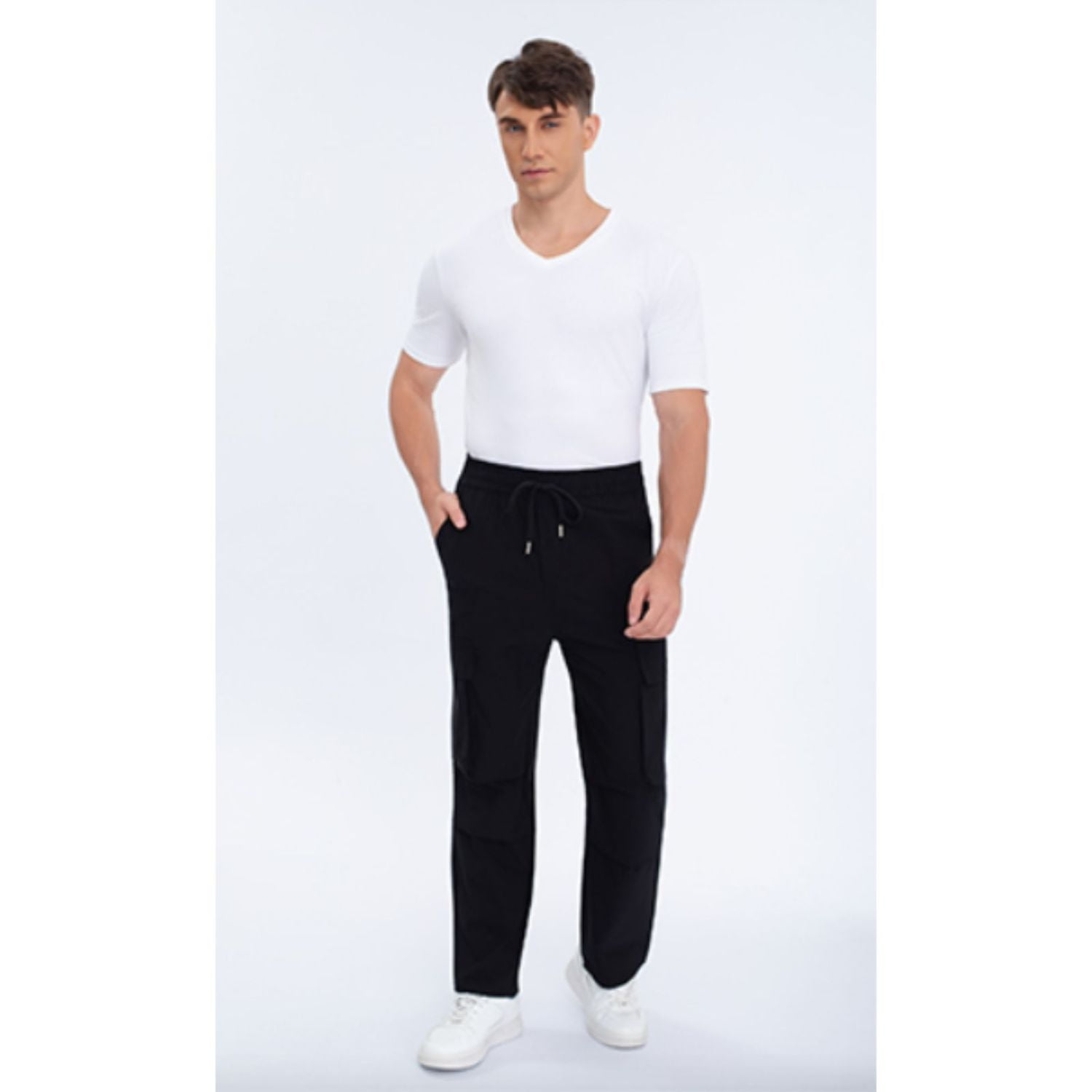 Pantalón Cargo Hombre Verano Elasticado Recto 4007 | Lider