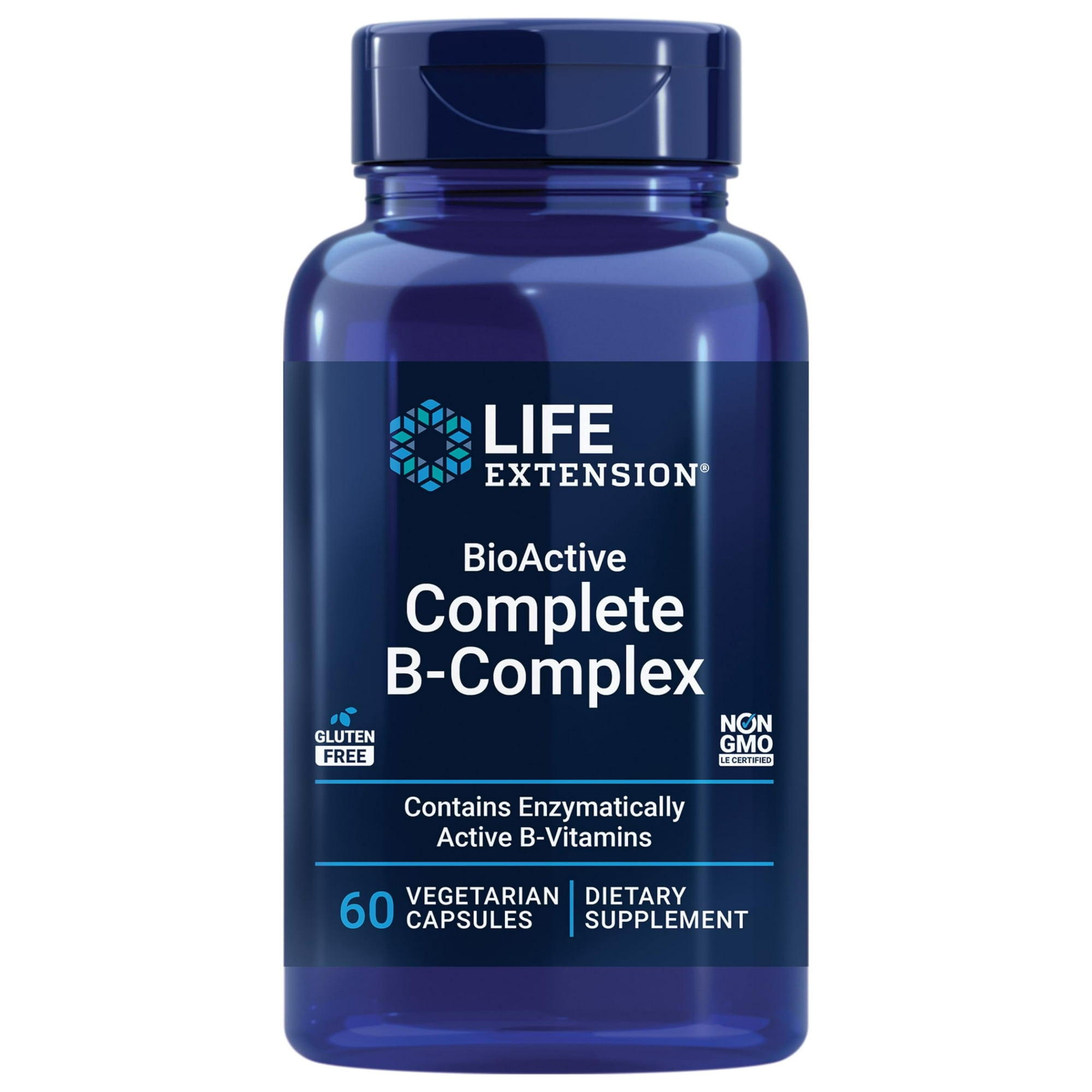 Suplemento Life Extension Bioactive Complete B Complex 60 Cápsulas | Lider