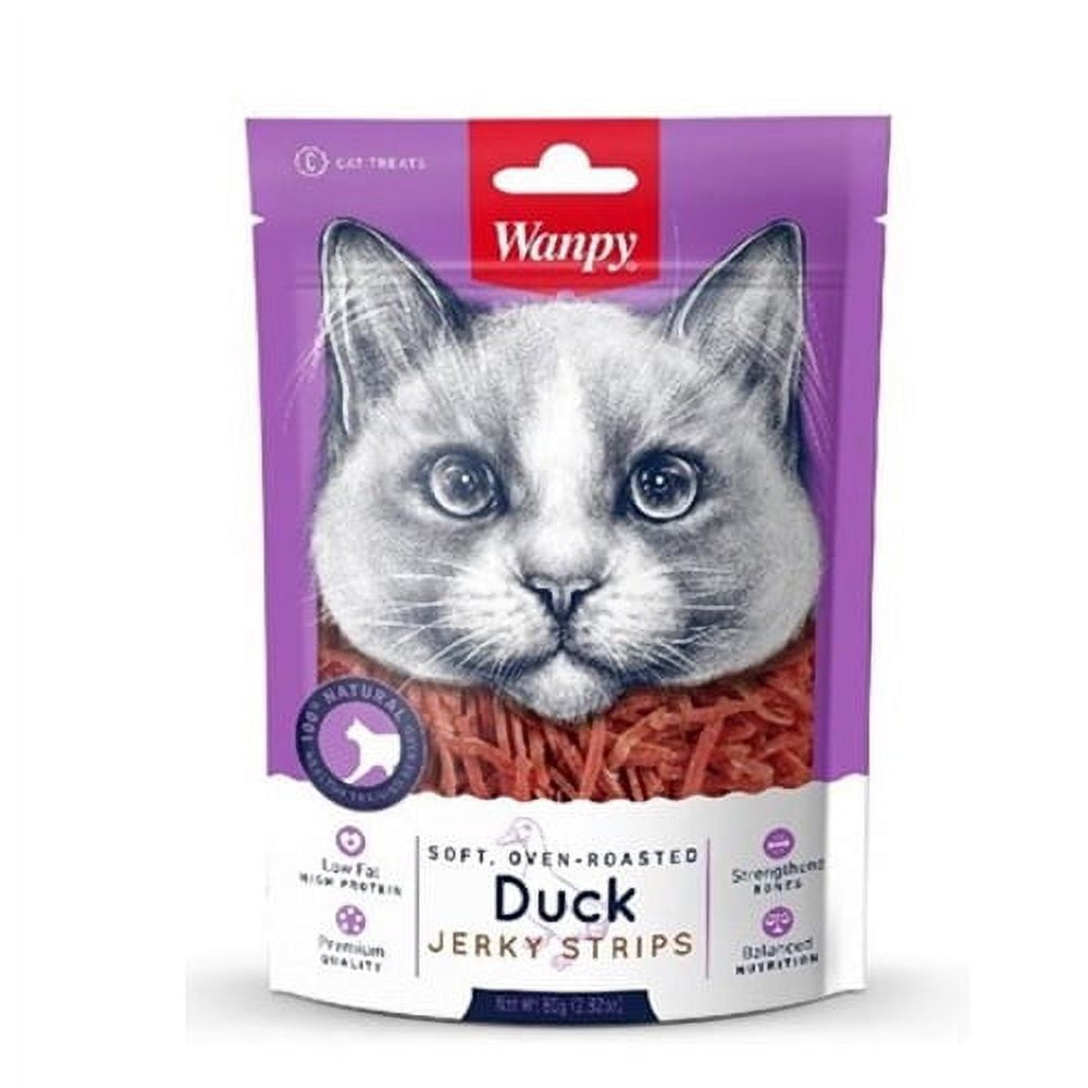 Soft Duck Jerky Strips For Cats 80 Gr | Lider
