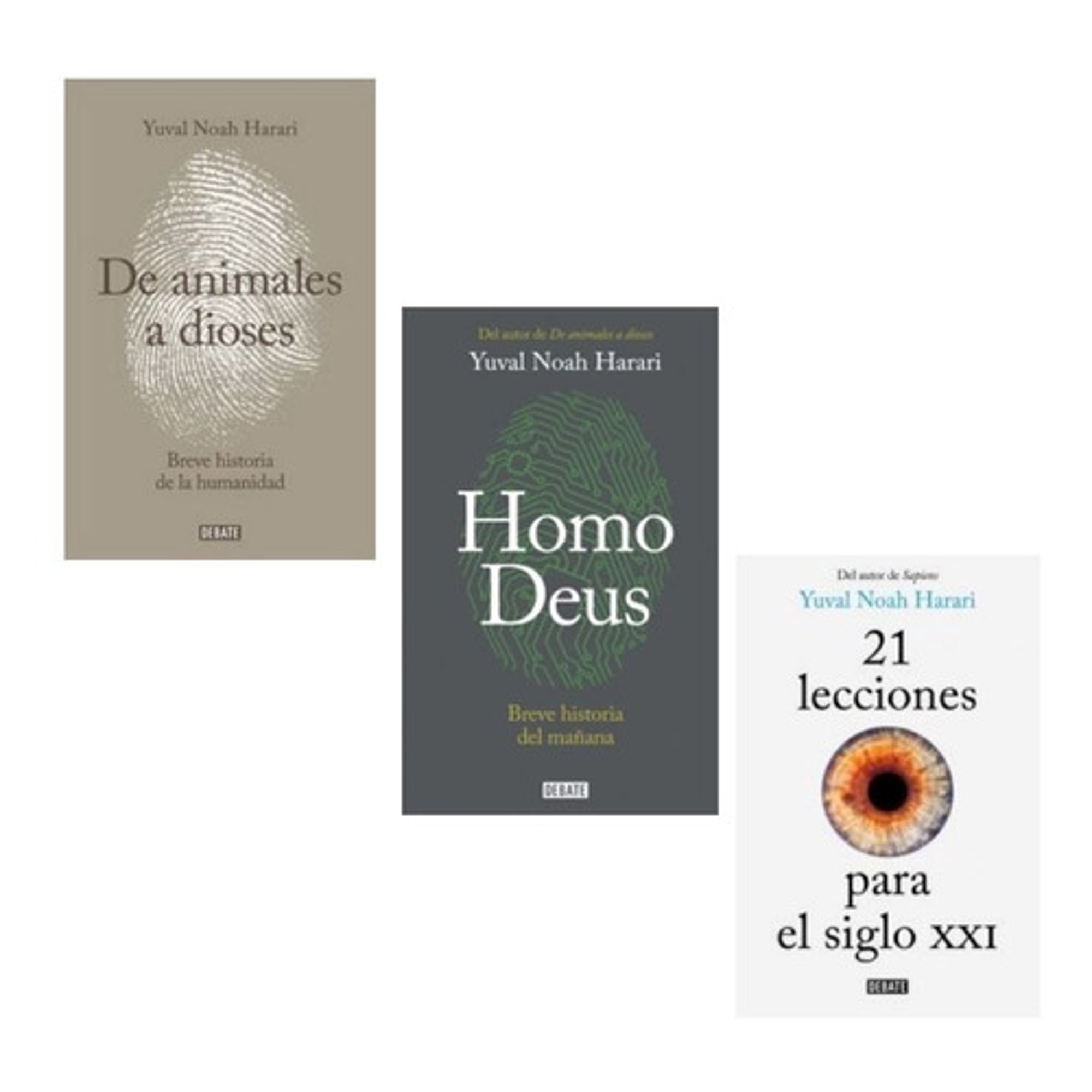 Pack Y. N. Harari: Animales Dioses + Homo Deus + Lecciones | Lider
