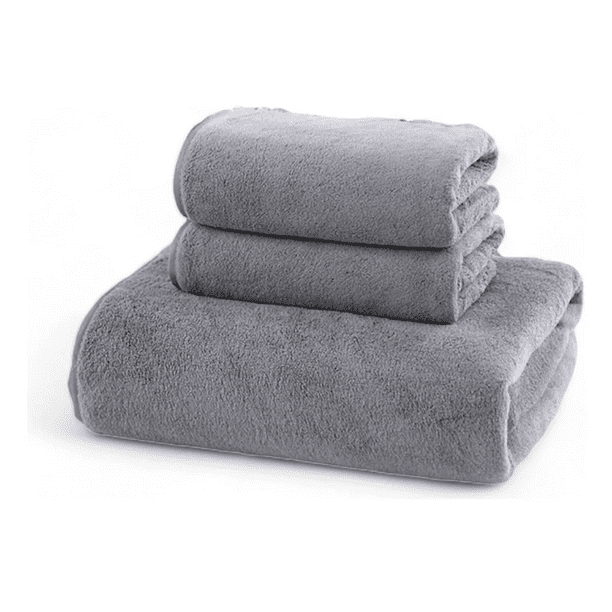 Toallas 50x90 cm Pack de 2 Color Gris | Lider