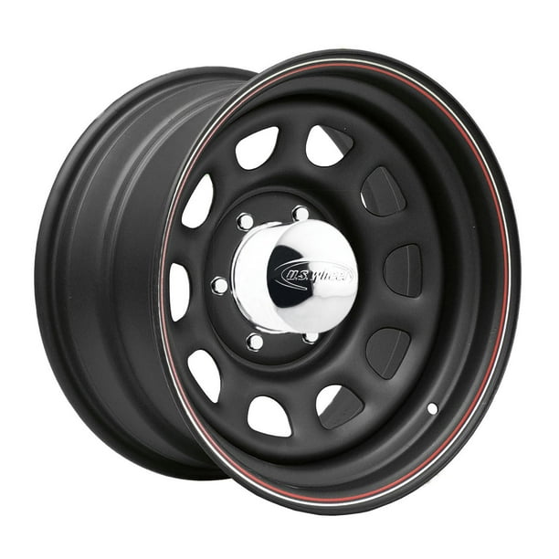 Set 4 llantas 15x8 6X139 Et-19 US-DAYTONA MB-W&REDLn | Lider