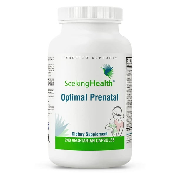 Vitaminas prenatales Seeking Health Optimal 240 cápsulas | Lider