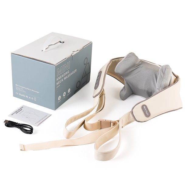 Neck And Shoulder Massager Wireless Shiatsu Kneading Massager Pillow ...