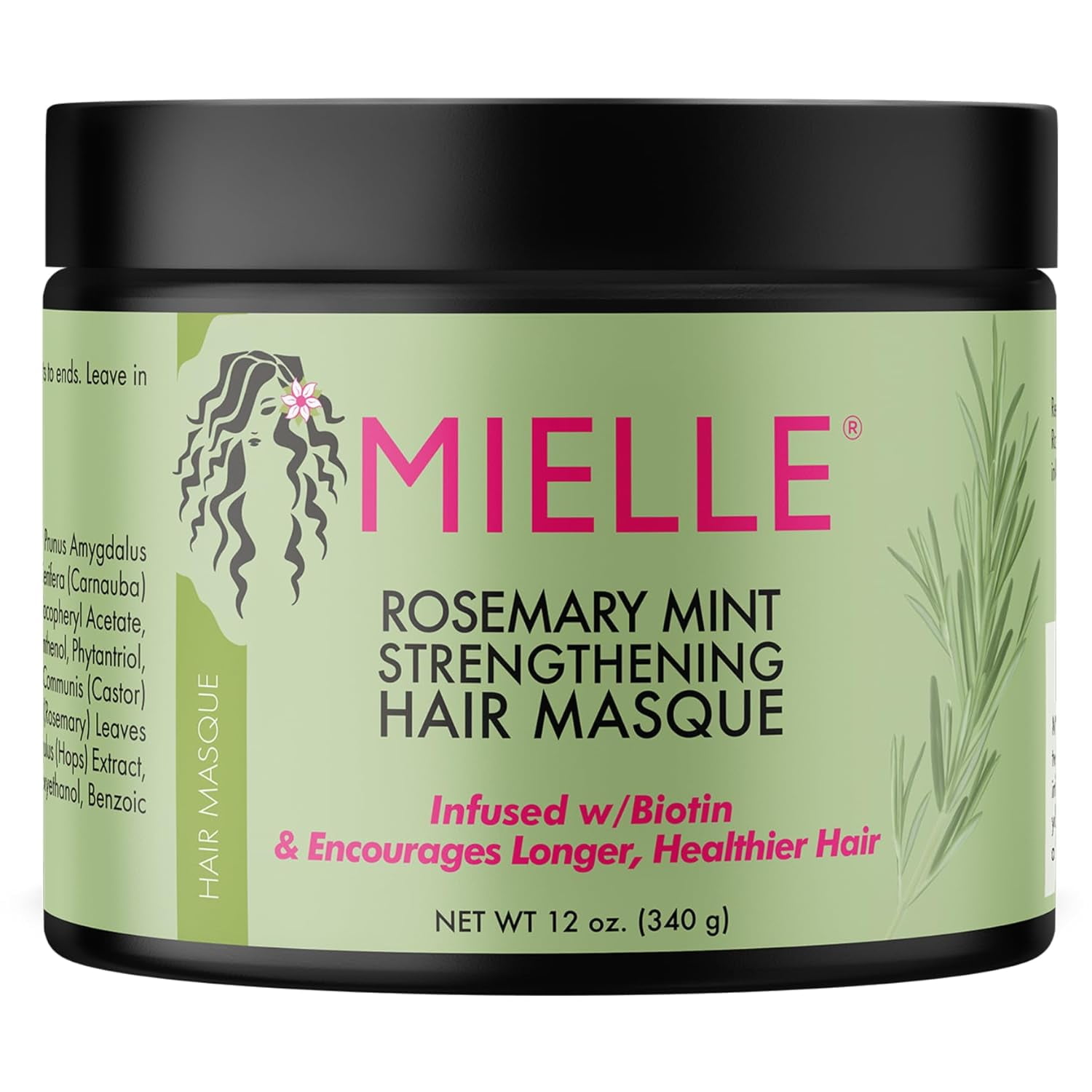 Mielle Fortalecedor Hair Mask con Menta y Romero 340g Mielle | Lider