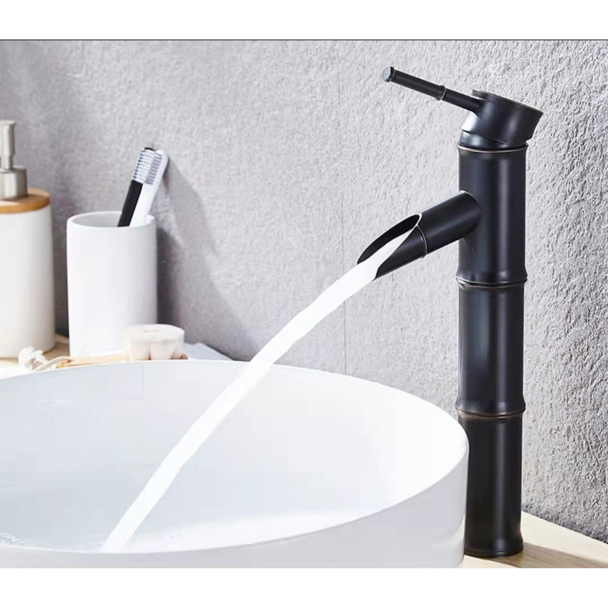 Grifo En Cascada Con Diseño De Roble Y Pino Bambú, Estilo Moderno ...