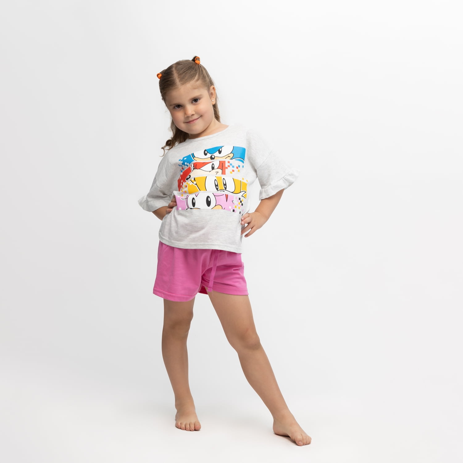 Pijama Niña Team Face Rosado Sonic | Lider