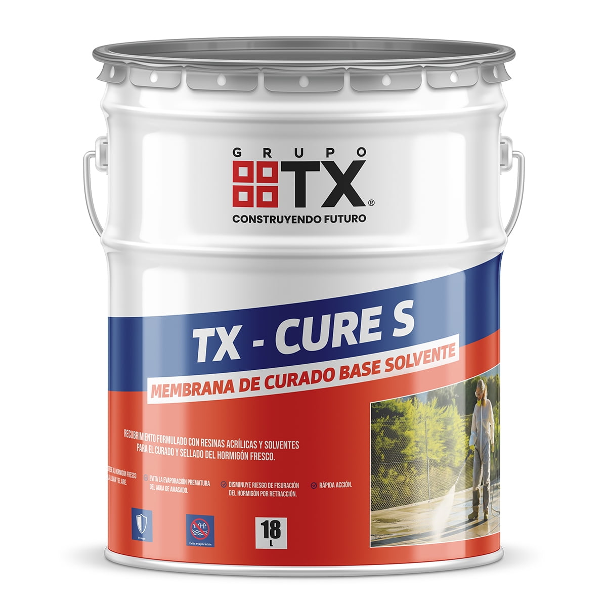 Membrana de Curado Solvente TX Cure S 18 lt | Lider
