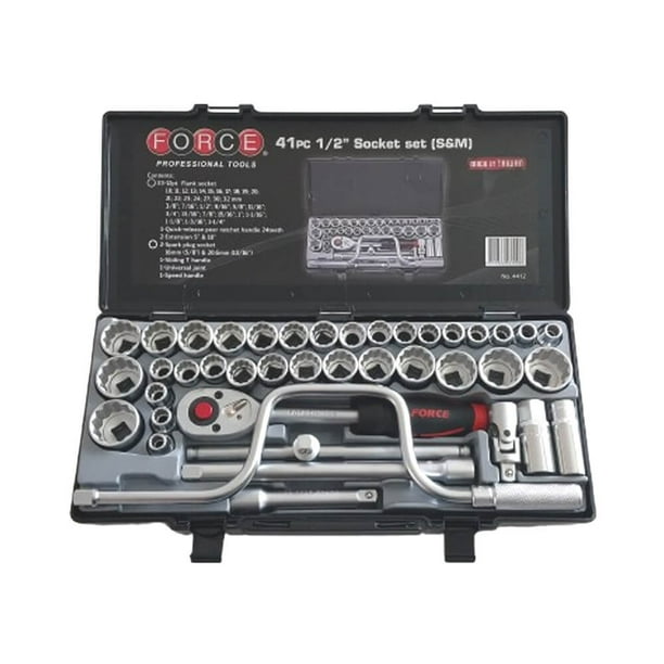 Juego de Dados Poligonales Force de 1/2 - 41 Piezas | Lider