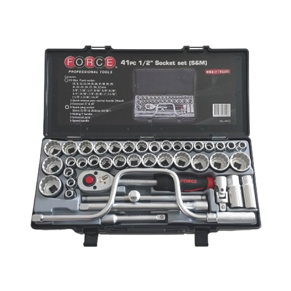 Juego de Dados Poligonales Force de 1/2 - 41 Piezas | Lider