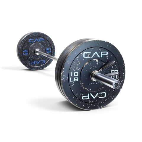 Cap - Set De Pesas Barbell De 160 Lb Con Barra Olímpica De