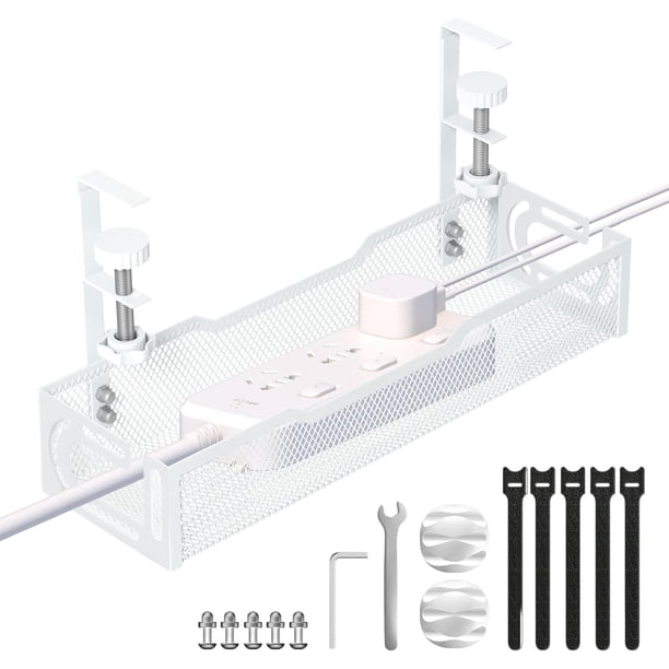 Bandeja organizadora de cables para debajo del escritorio Ucanng, sin ...