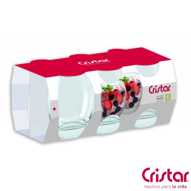 Display Vasos Dubai Rocks Liso 359cc | Lider