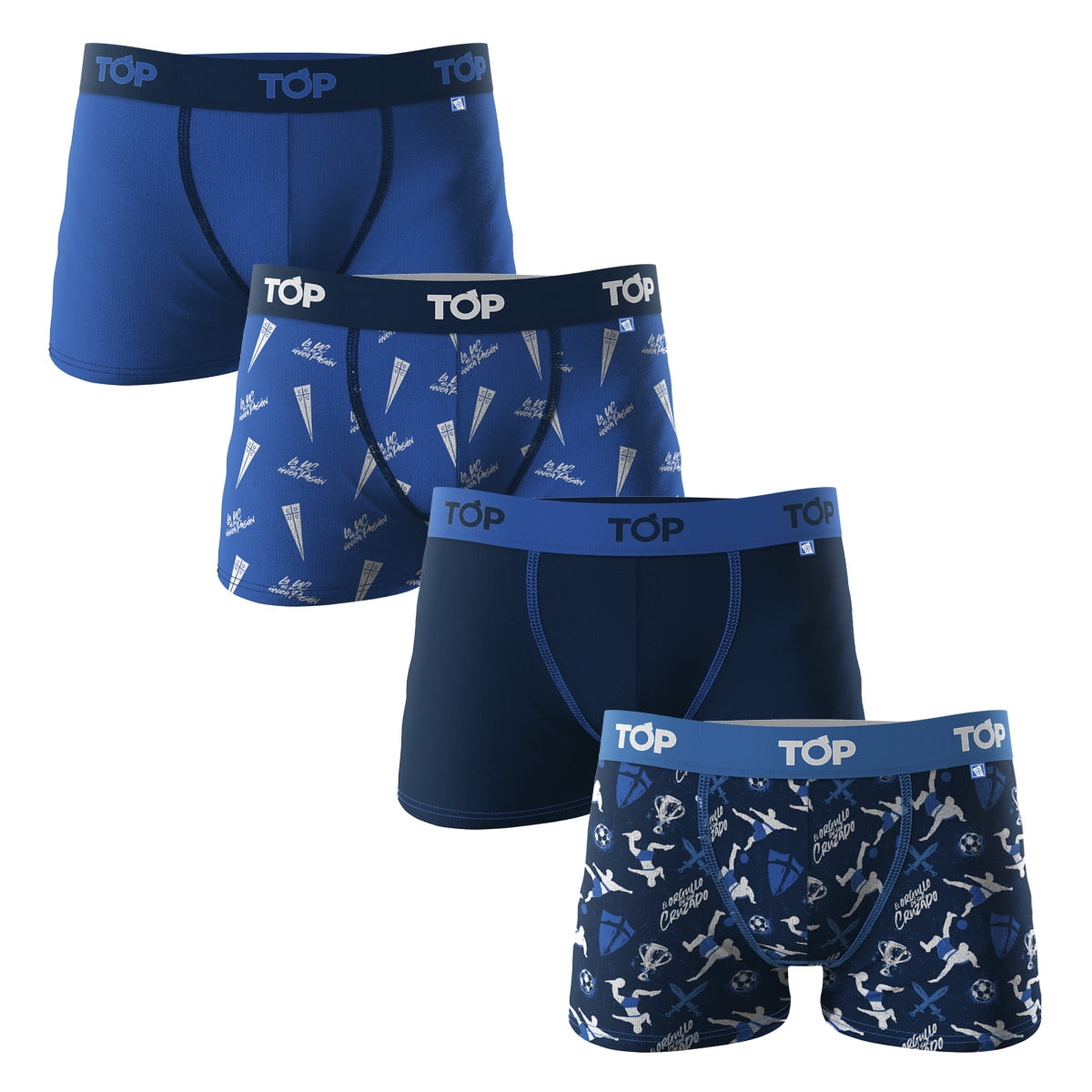 Bóxer Niño Algodón Universidad Católica Pack 4 C2 | Lider