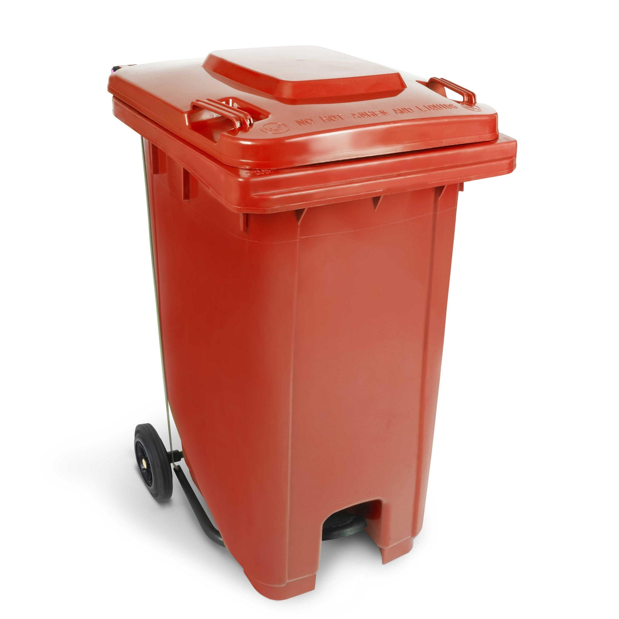 Basurero con pedal central 240 Litros - Rojo | Lider