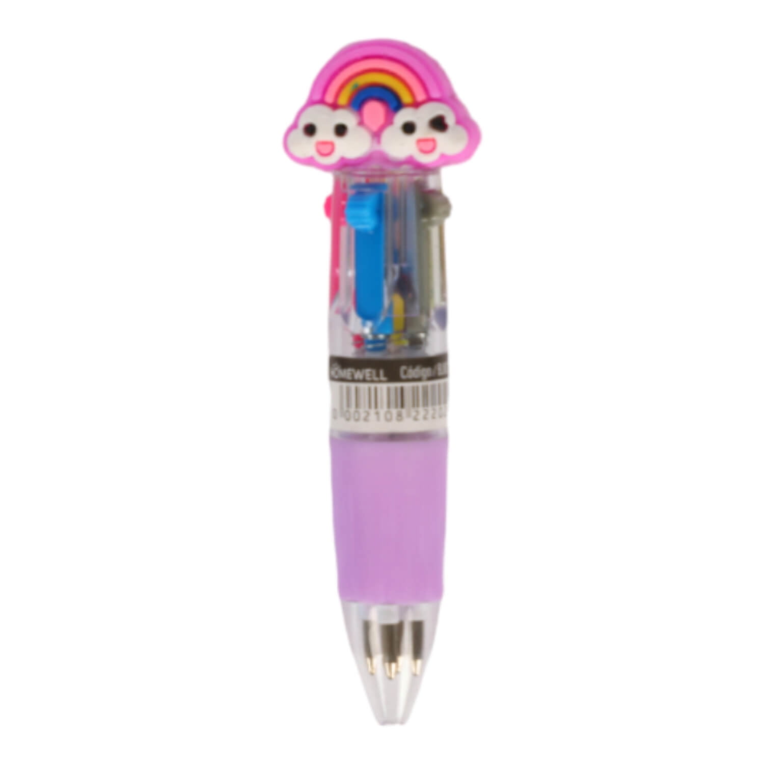 Lapiz Pasta Multiple Morado *4 Colores | Lider