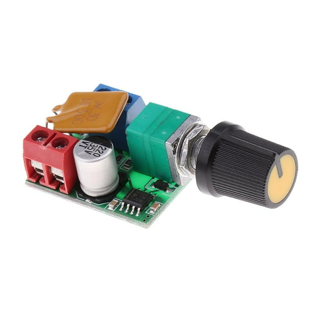 Mini DC 3V-35V 5A Motor PWM Controlador De Velocidad Interruptor De ...