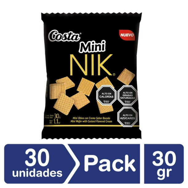 Galleta Snack Mini Nik 30 gr x 30 uni | Lider