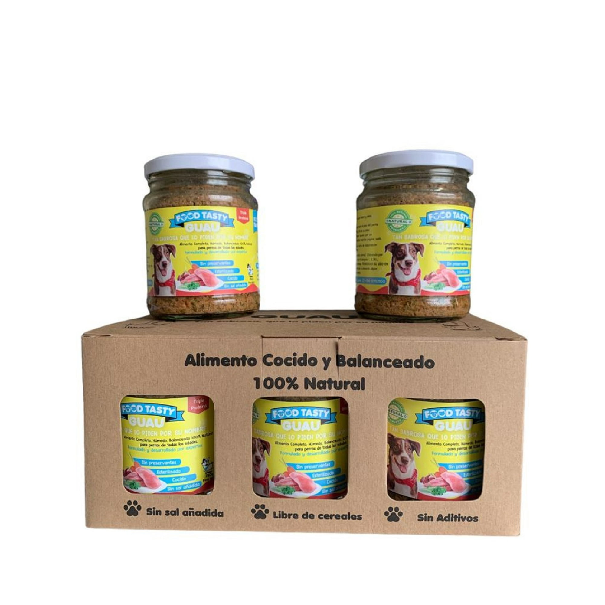 Alimento Húmedo Guau Pack Triple Proteína | Lider