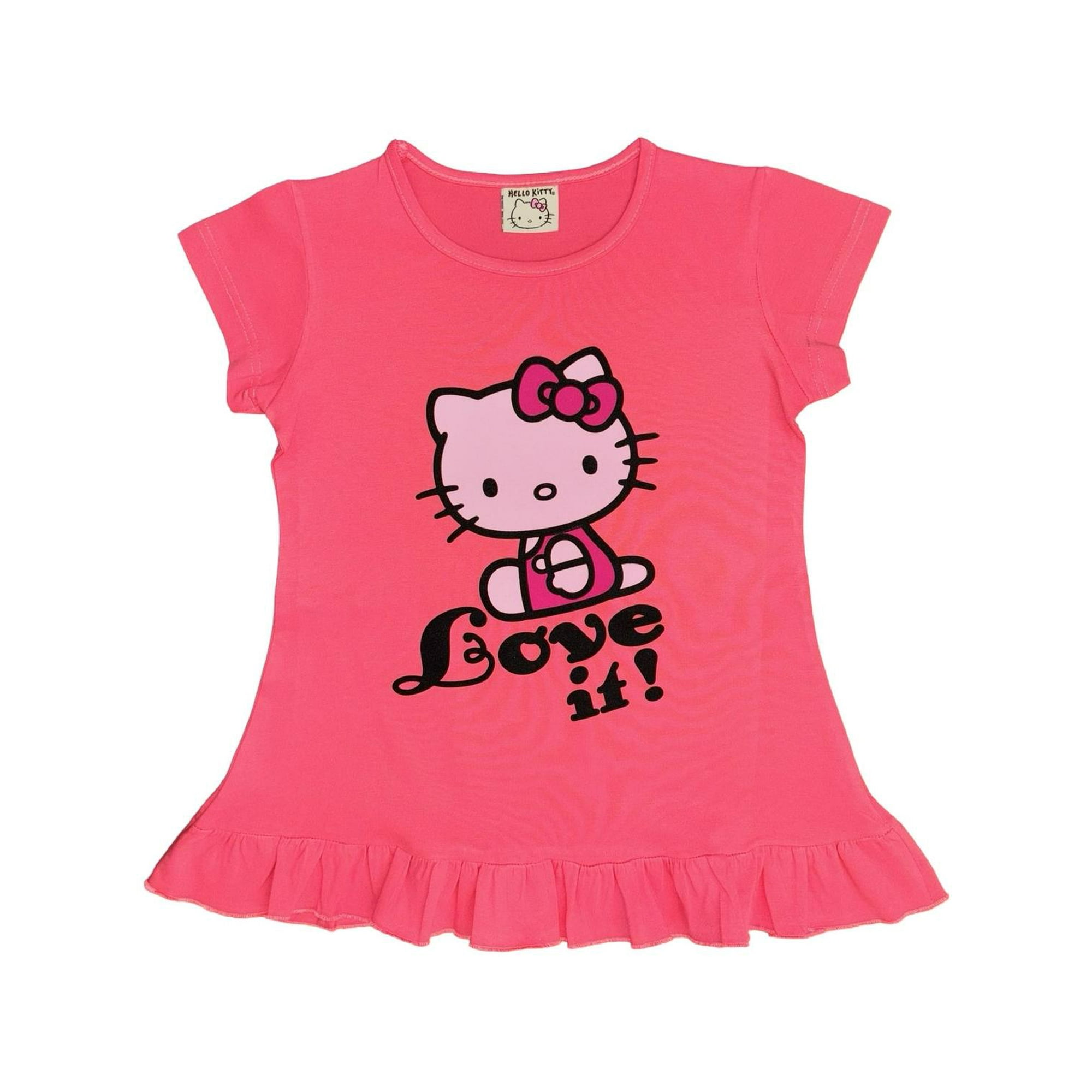 Polera Niña Hello Kitty coral 6 | Lider