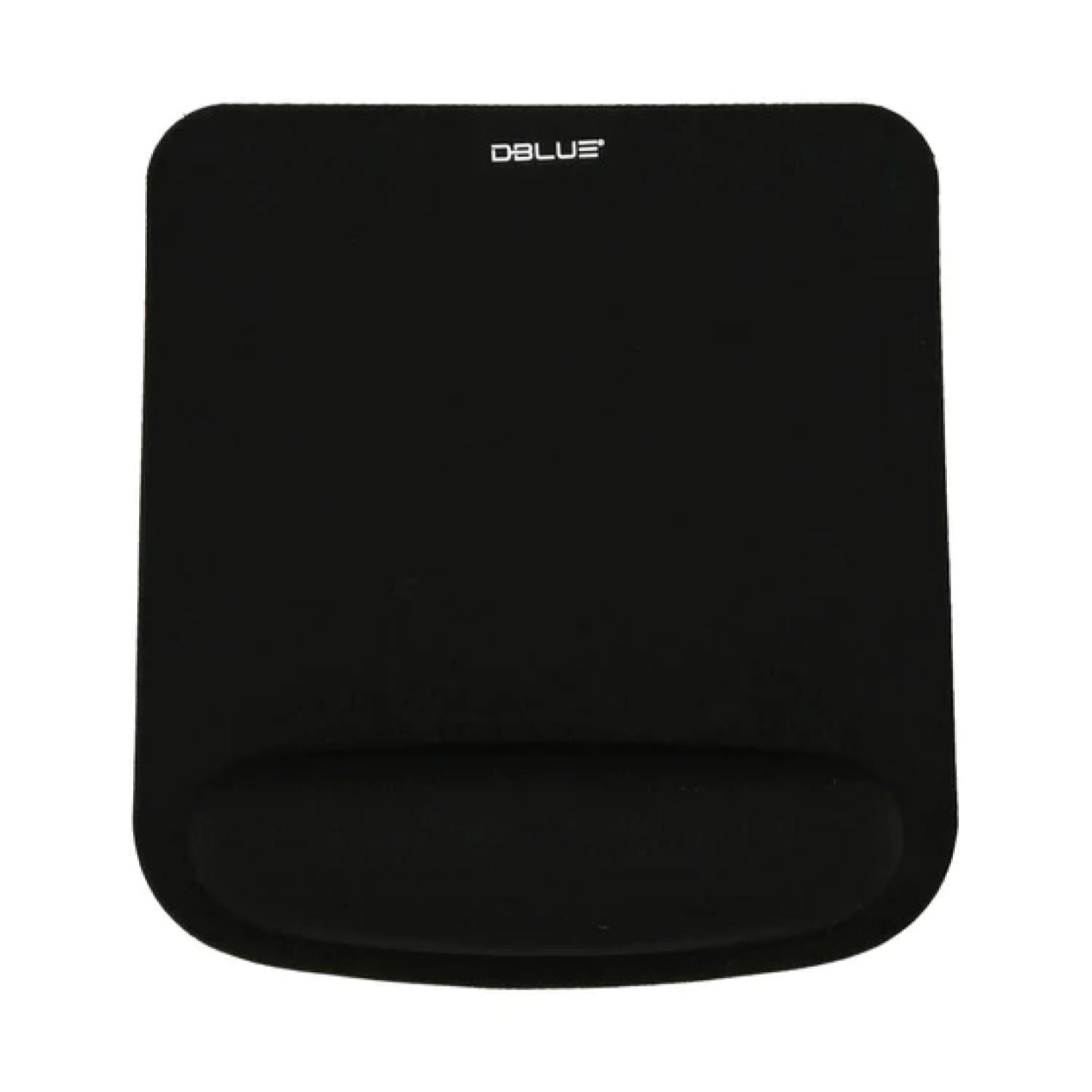 Mouse Pad Con Apoya Muñecas Cuadrado Negro | Lider