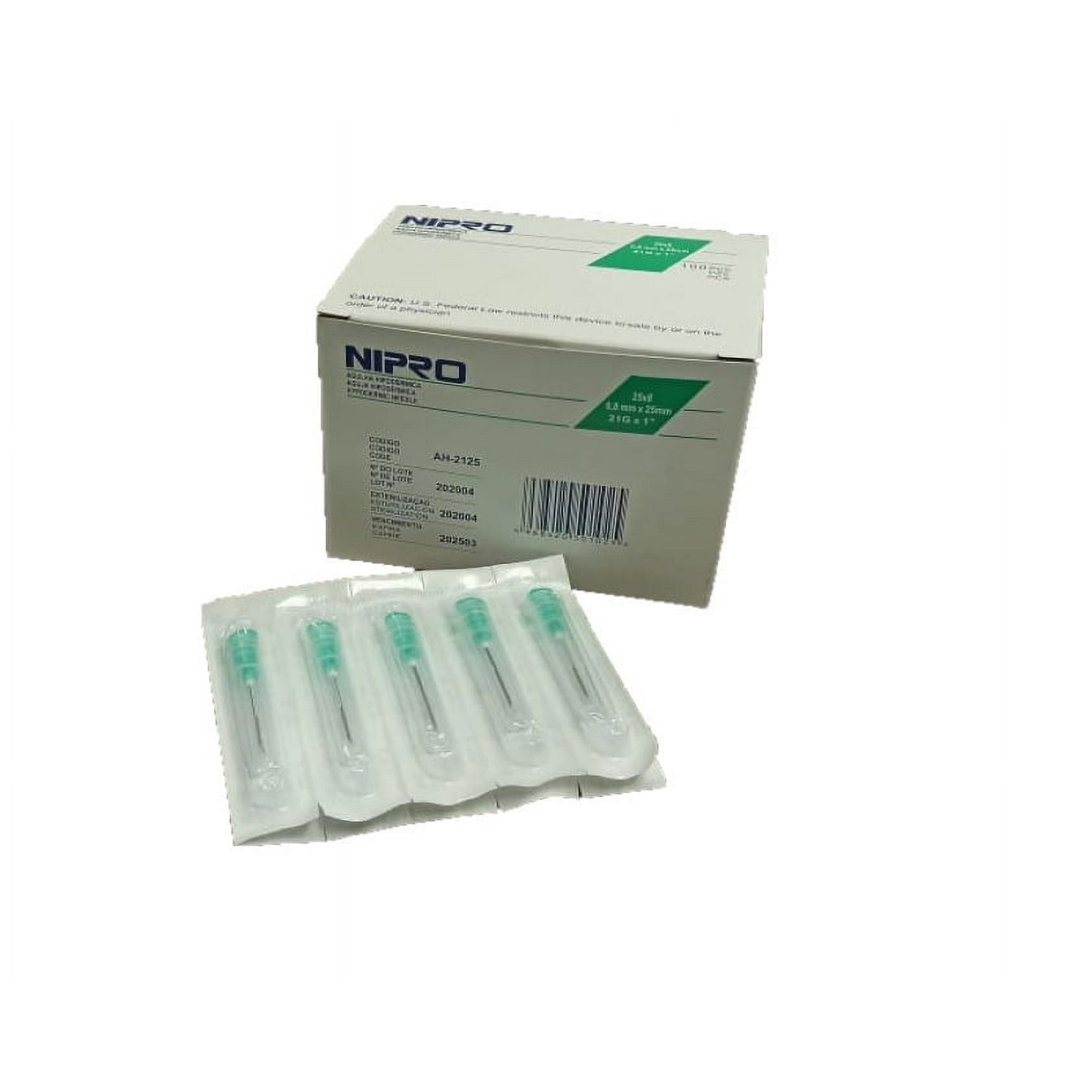 Aguja Hipodermica 21g X 1 Caja 100 Unidades | Lider