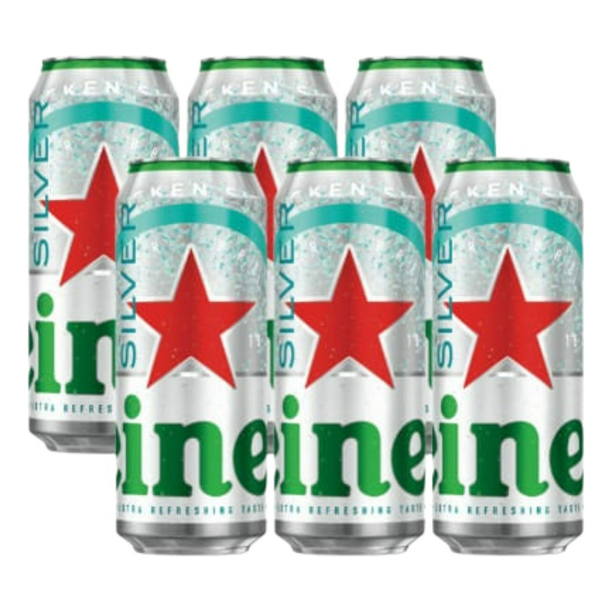Pack 6 Cervezas Heineken Silver Lata 470cc | Lider