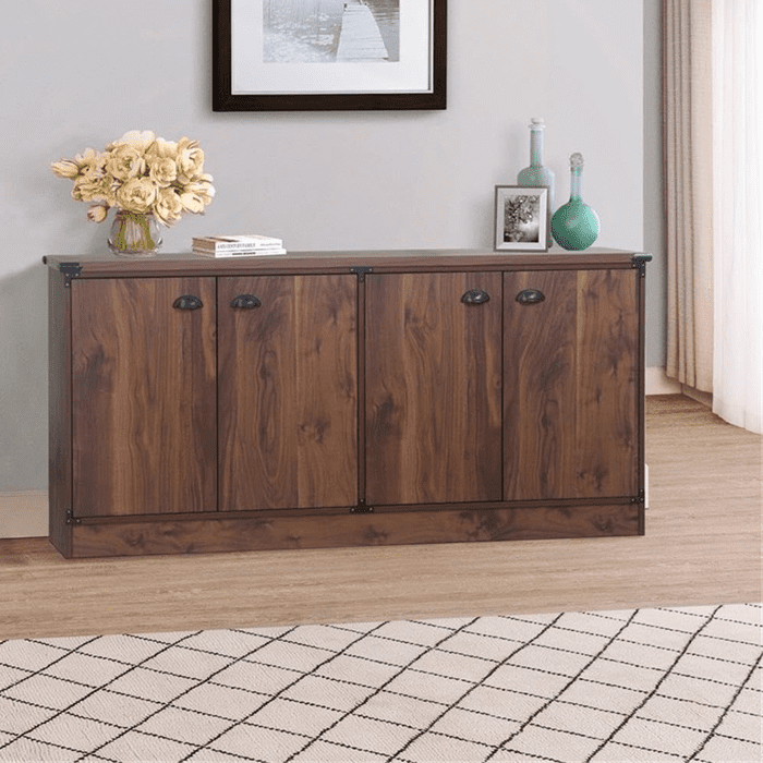 Buffet Gabinete Dark Walnut 1.55Mt | Lider
