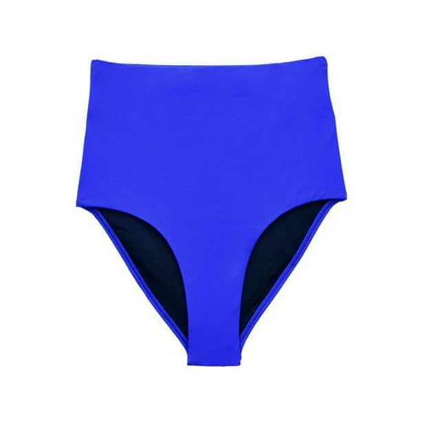 Bikini Calzón Tiro Alto Azul M | Lider