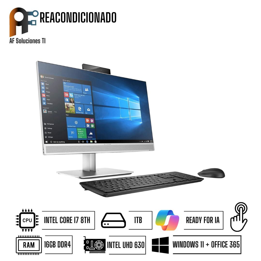 AIO HP EliteOne 800 G4 Touch(I7 8TH-16GB-1TB)(Win11-Office365 ...