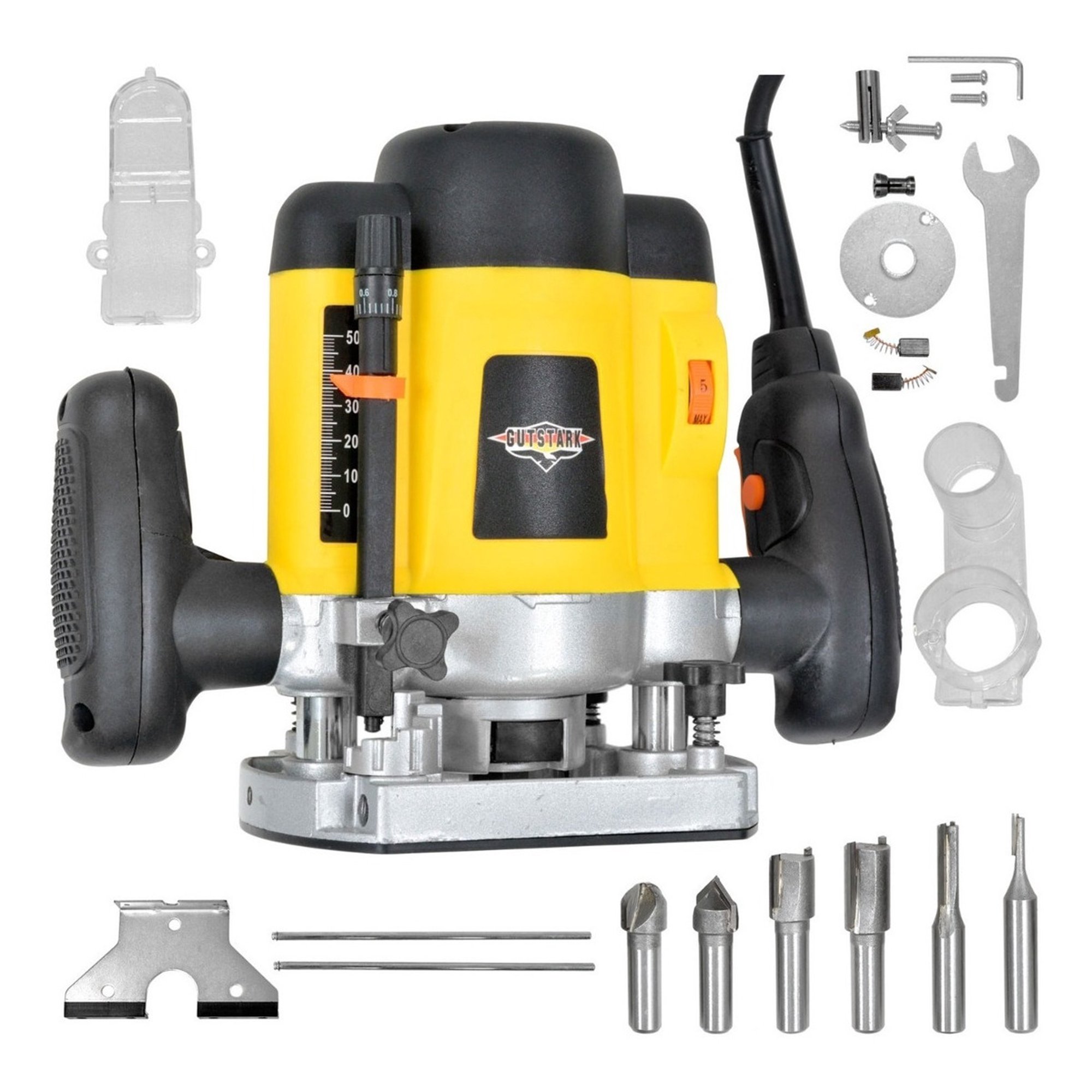 Router para Madera con 6 Brocas y 1400 W de Potencia | Lider