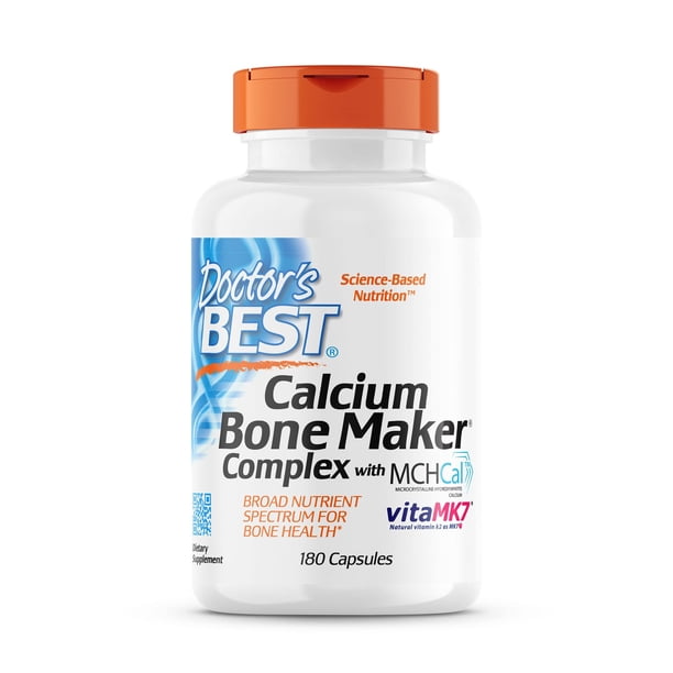 Complemento Doctor's Best Calcium Bone Maker Complex 180 cápsulas | Lider