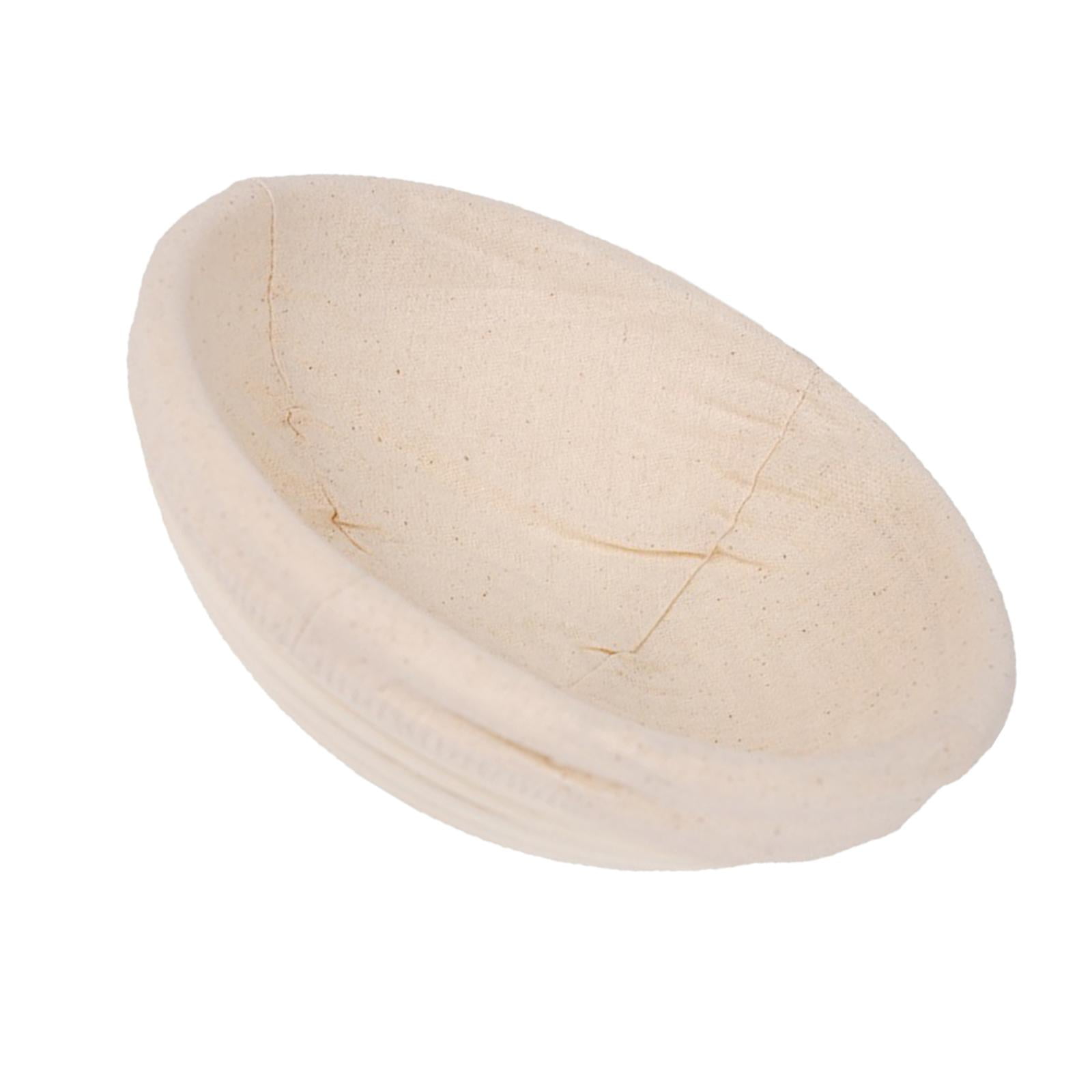 Canasto De Mimbre Para Fermentación De Pan Con Cubierta De Tela Para ...