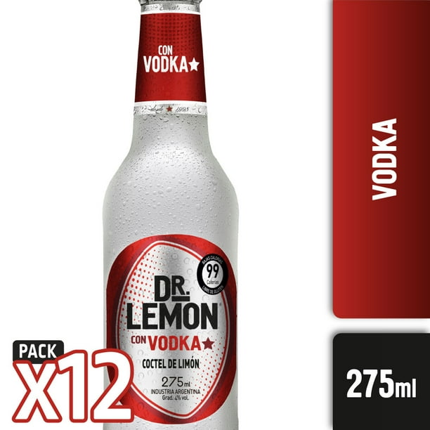 DR LEMON VODKA 12 Botellas x 275 CC | Lider