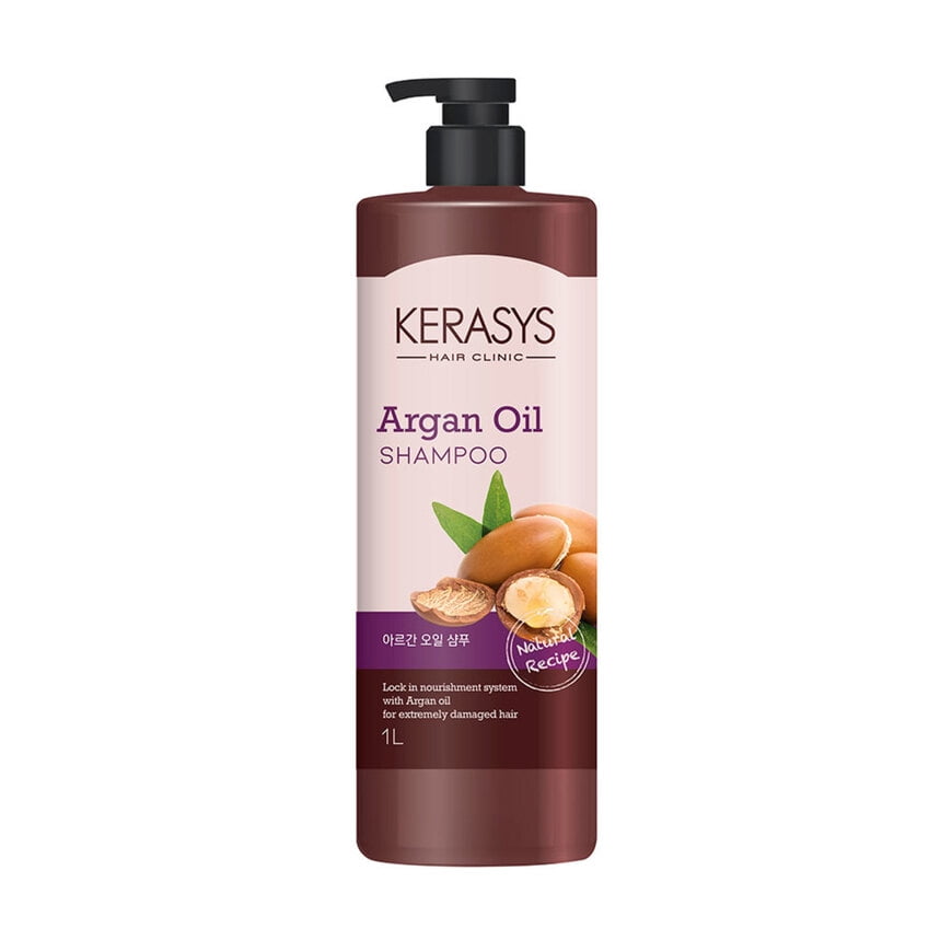 Shampoo coreano de argán para cabellos dañados y con puntas abiertas ...