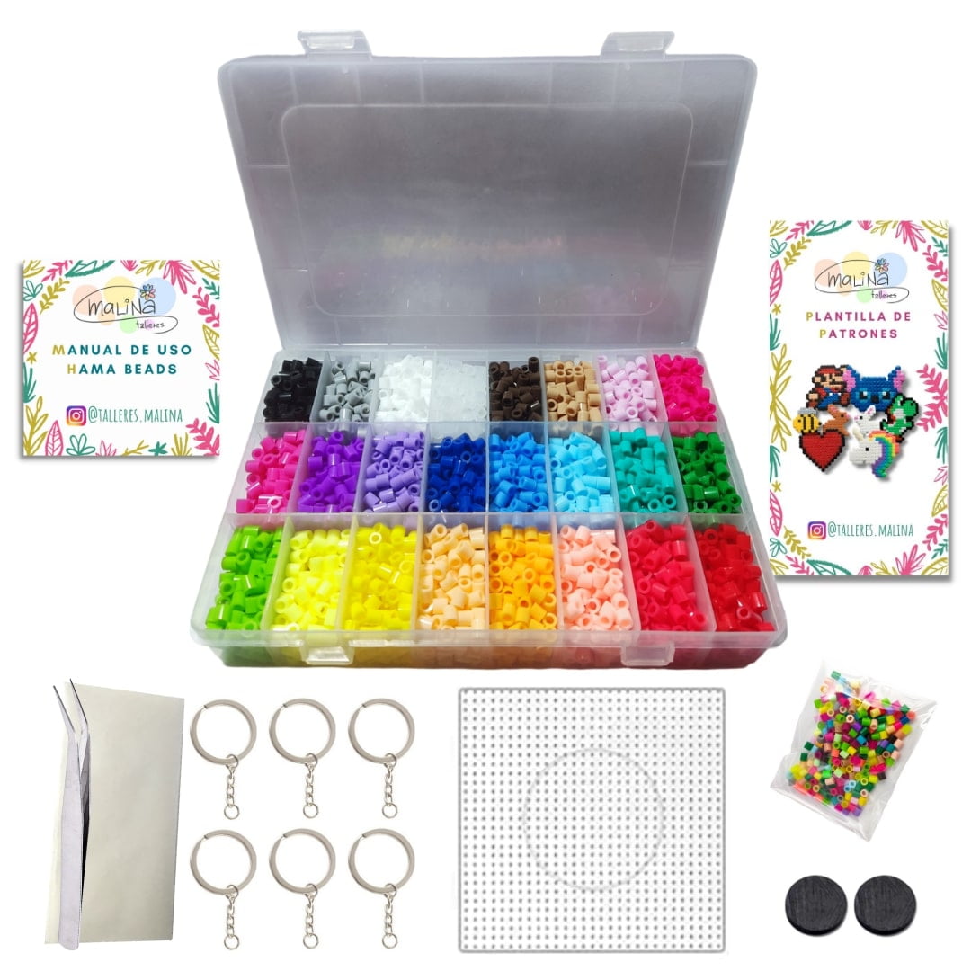 Kit inicial de Hama beads 24 colores 5mm + mix de regalo | Lider