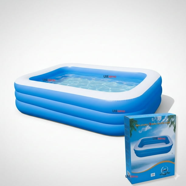 Piscina Inflable Rectangular 210x140x60 CM Color Azul | Lider