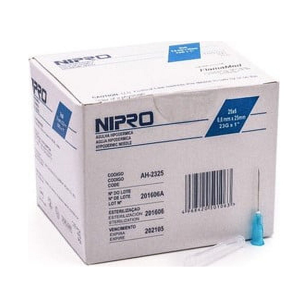 Aguja Hipodermica 23g X 1 Caja 100 Unidades | Lider
