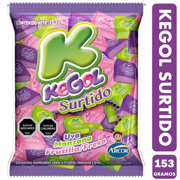 Kegol En Sabores Surtidos De Arcor (Bolsa Con 15 Unidades) | Lider