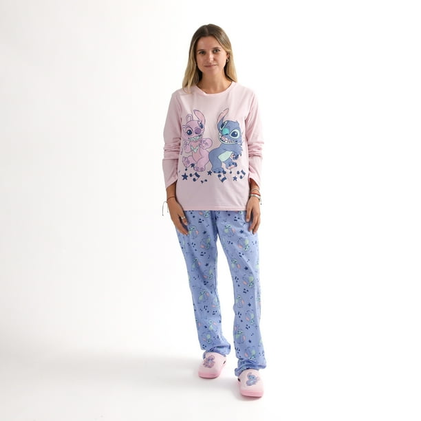 Pijama Mujer Lilo & Stitch Friends Rosado Disney | Lider
