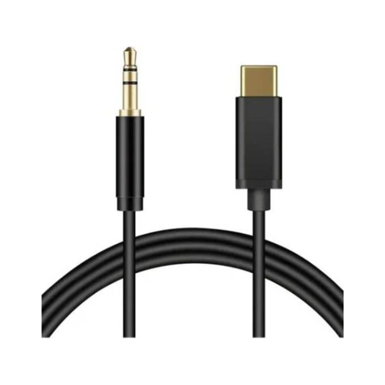 Cable De Audio Auxiliar USB C A Jack 3.5 1Mt Negro 21352 Philco | Lider