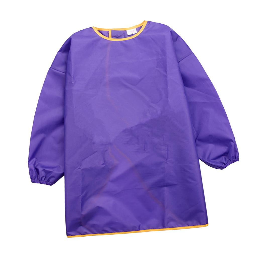 Delantal de Manga Larga para Niños, Color Morado | Lider